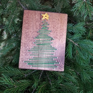 String Art Pattern, Christmas Craft, DIY String Art, Tree Craft, Kids ...