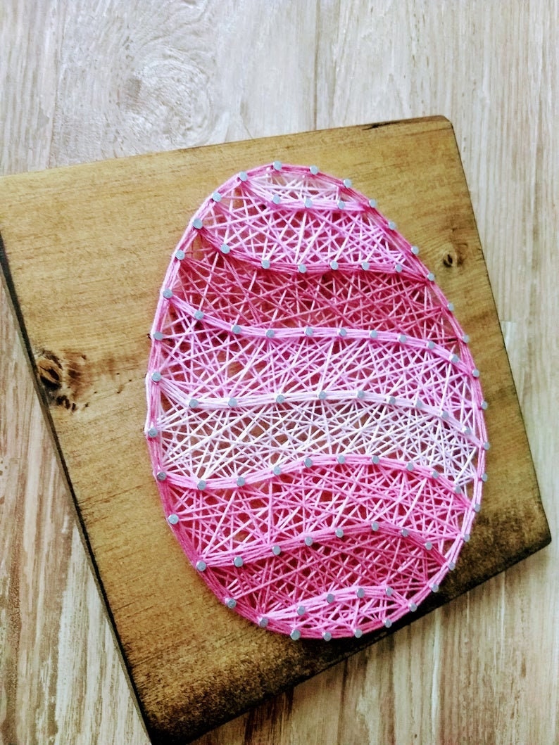DIY String Art Pattern String Art Easter Egg Pattern Easter | Etsy