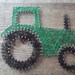 Tractor String Art Nursery Wall Art Tractor Art Nursery - Etsy