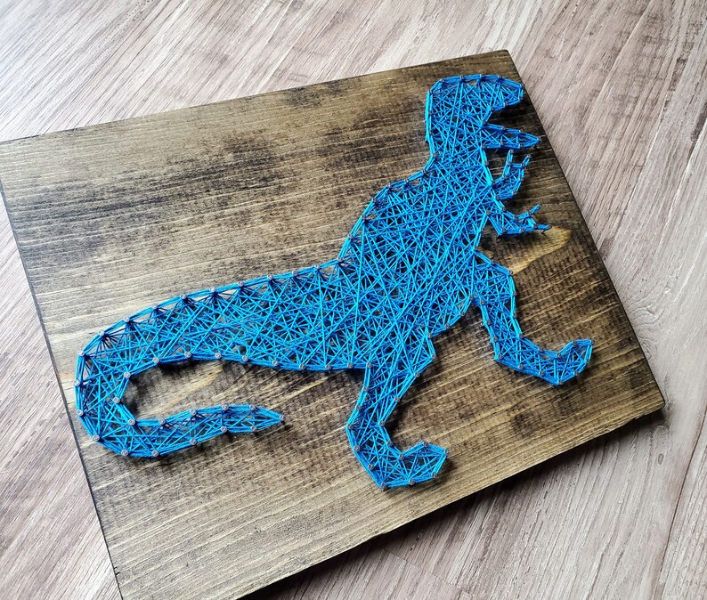 Dinosaur String Art Trex String Art Boys String Art | Etsy