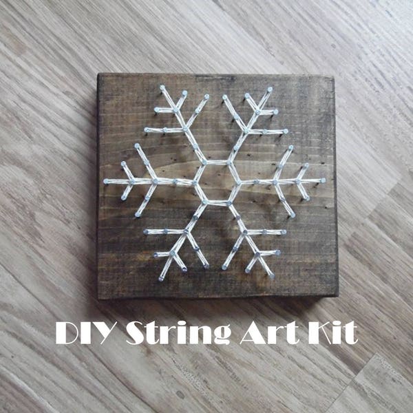 Snowflake String Art - Etsy
