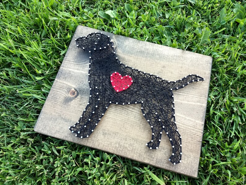Labrador String And Lab String Art Dog String Art Labrador - Etsy