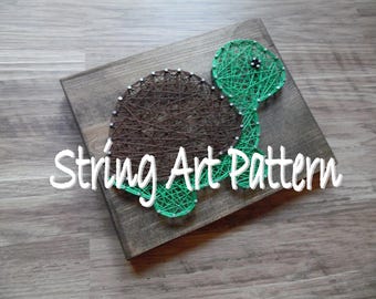 Turtle String Art | Etsy