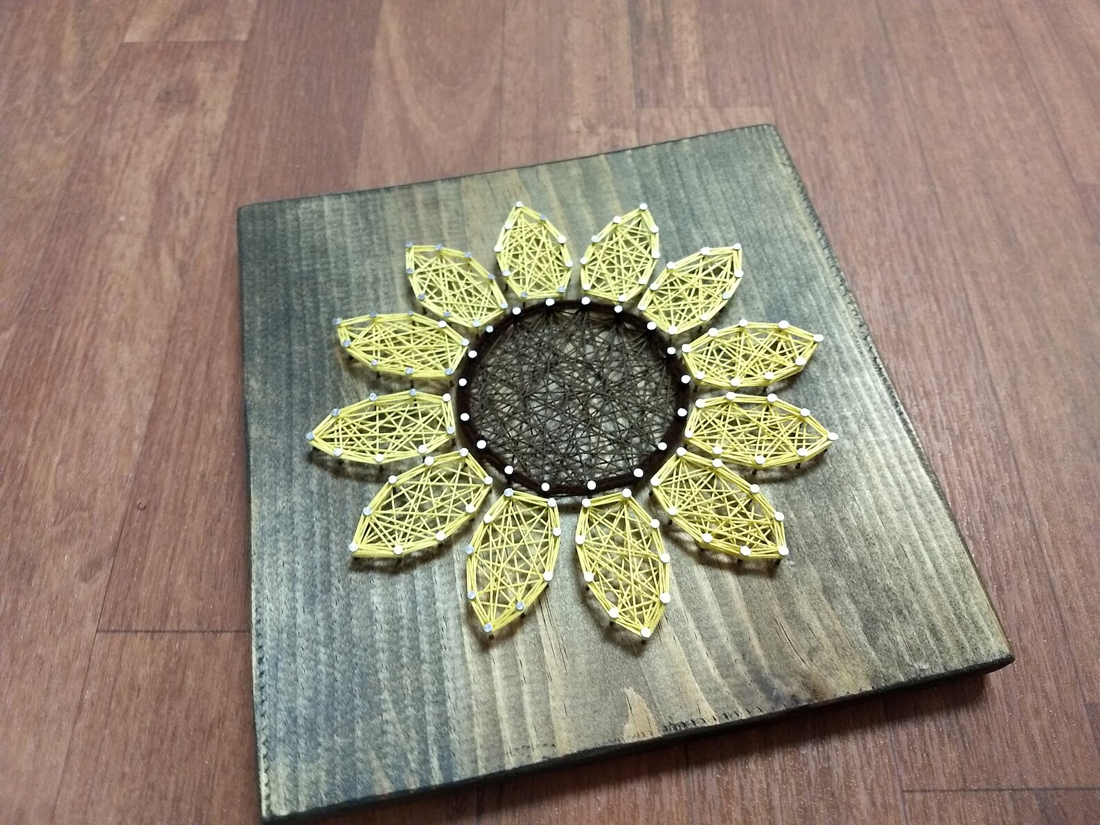 Sunflower String Art Pattern, String Art Pattern, String Art, String ...