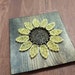 Sunflower String Art Pattern, String Art Pattern, String Art, String ...