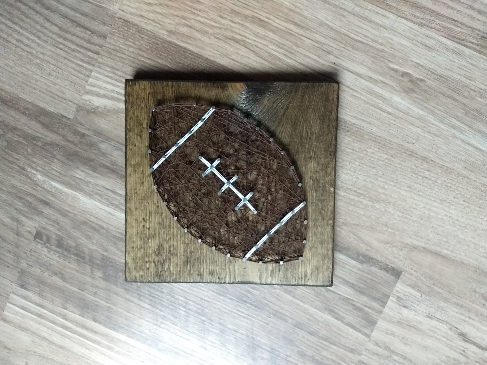 Football String Art Diy Football String Art Kids Diy String - Etsy