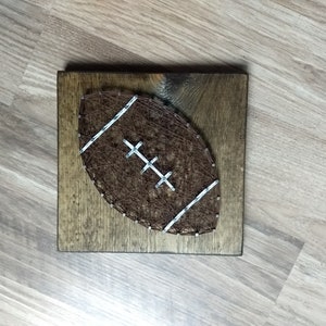 Football String Art, Diy Football String Art, Kids Diy String Art, Kids ...