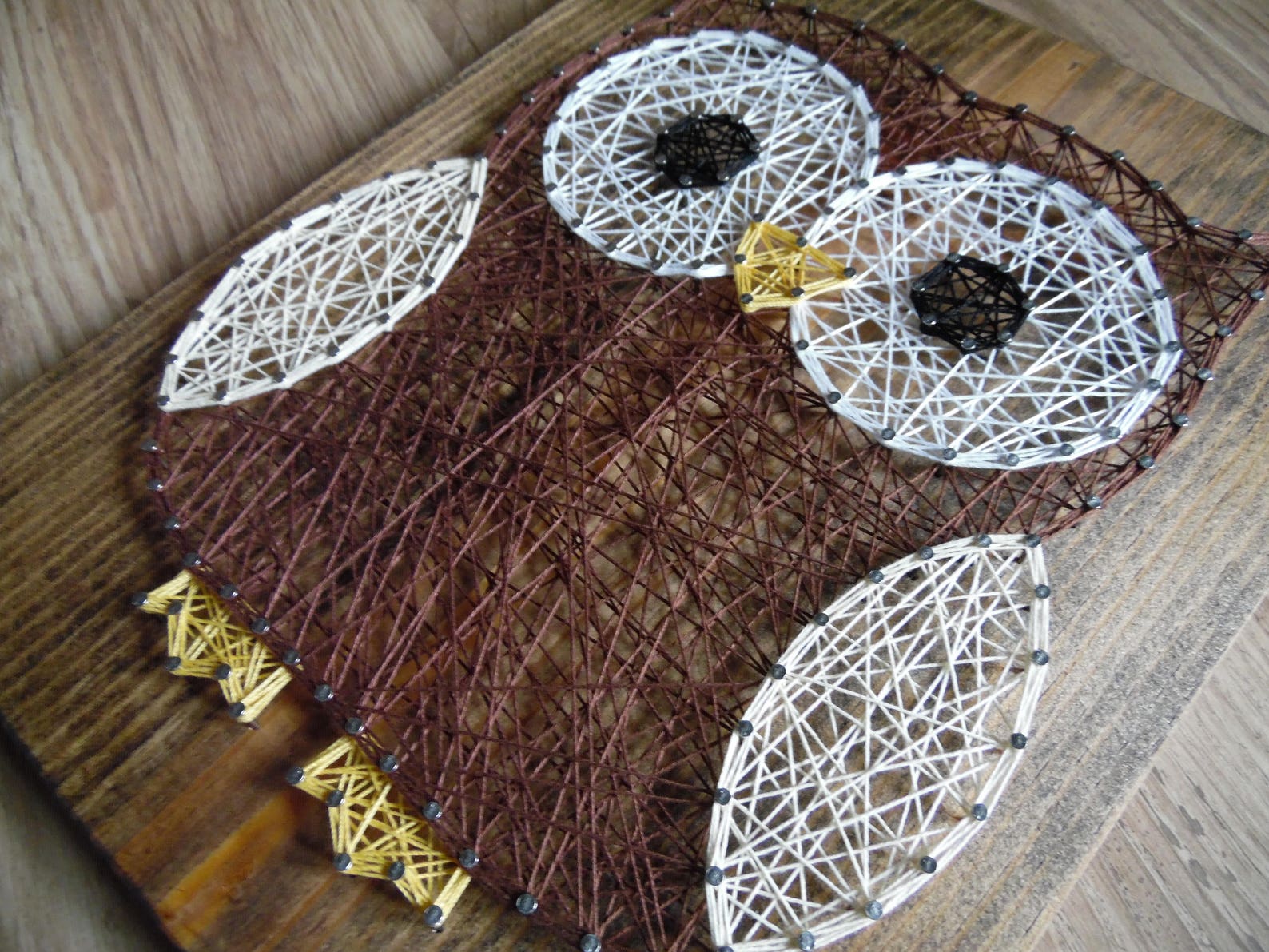 Owl String Art Fall String Art Owl Wall Art Owl Wall - Etsy
