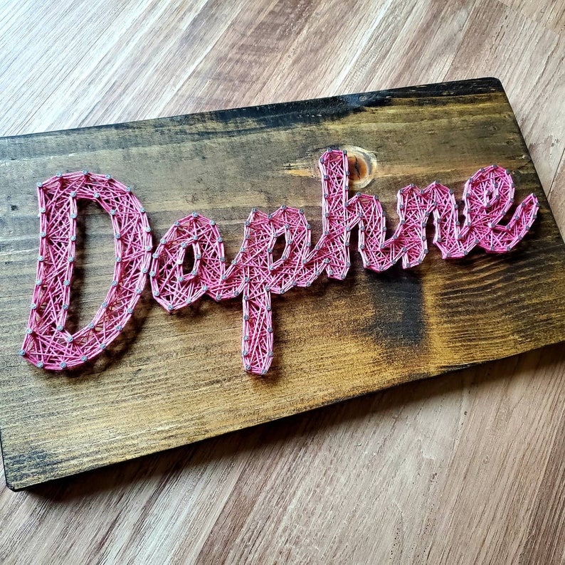 Custom Name String Art Name String Art String Art Custom - Etsy