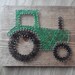 Tractor String Art Nursery Wall Art Tractor Art Nursery - Etsy