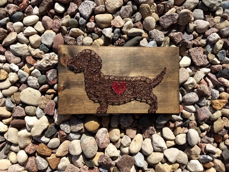 Dachshund String Art Dog String Art Wiener Dog String Art - Etsy