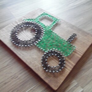 Tractor String Art, Nursery Wall Art, Tractor Art, Nursery Boys Art ...