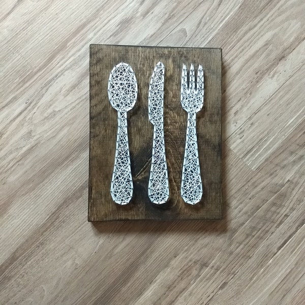 Silverware Art - Etsy