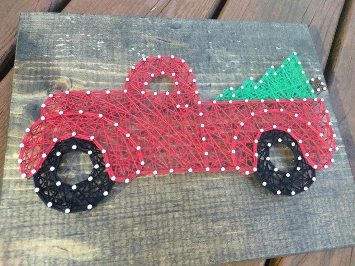 String Art Template String Art Pattern Christmas String Art - Etsy