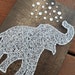 Elephant String Art Nursery String Art String Art Baby - Etsy