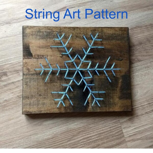 Snowflake String Art - Etsy