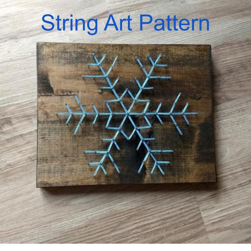 Snowflake String Art - Etsy