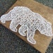 Bear String Art Grizzly Bear String Art Cabin Decor - Etsy