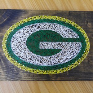 Packer String Art Football String Art Green and Gold String - Etsy