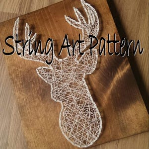 String Art Pattern, Instant String Art Pattern Download, String Art ...