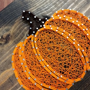 String Art Pattern, String Art Template, String Art Pumpkin, Diy String ...