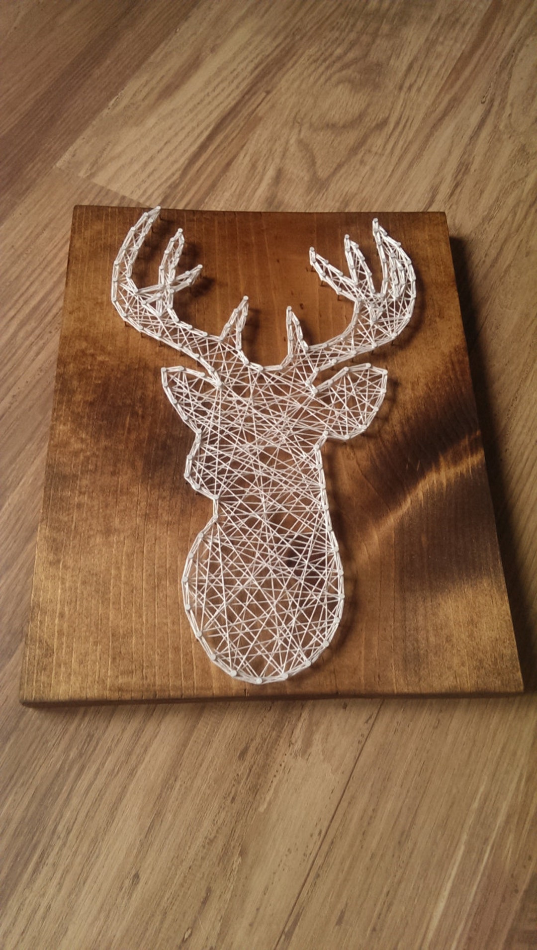Deer String Art Deer Art Outdoor String Art Deer String - Etsy