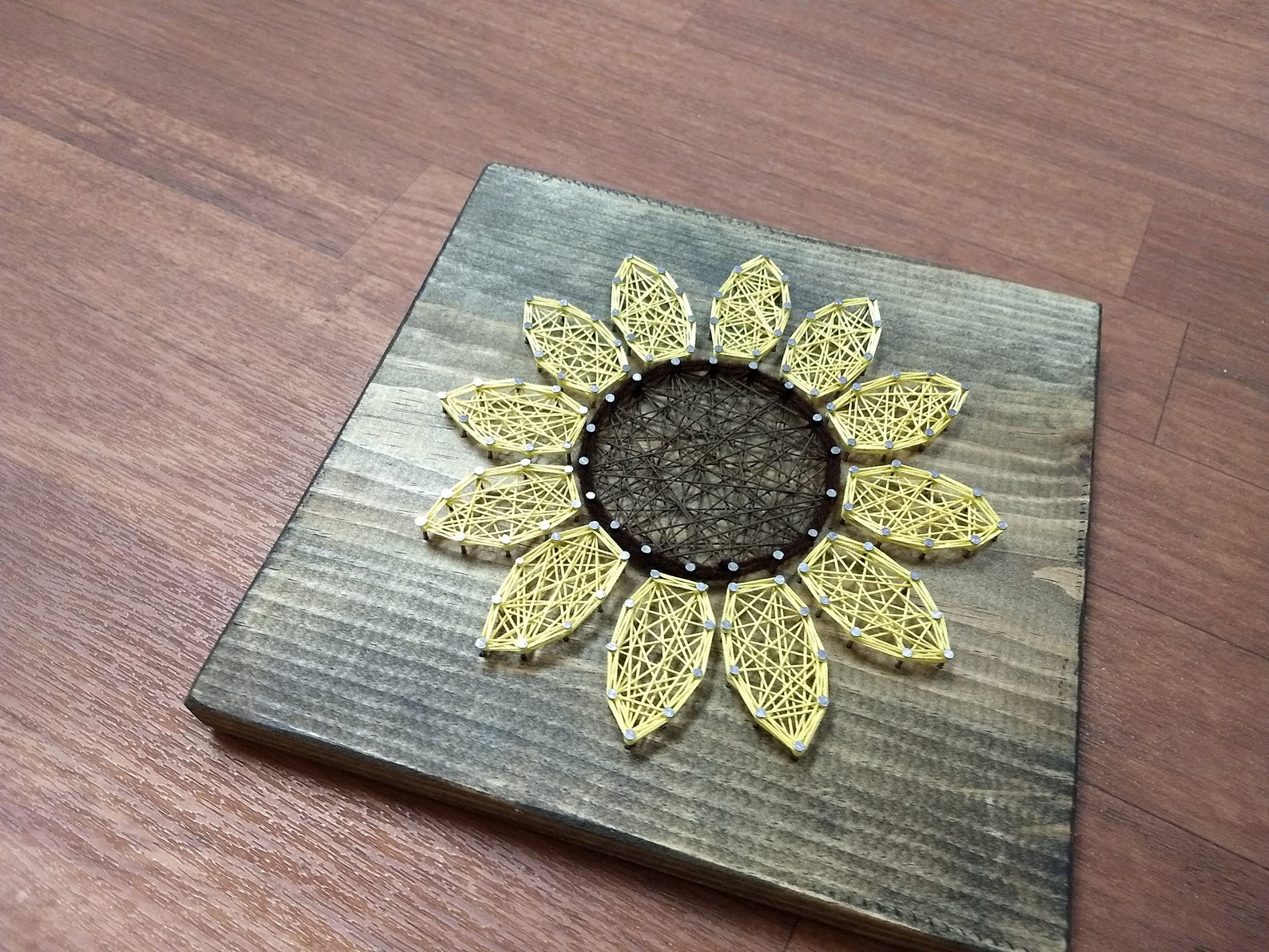 Sunflower String Art Pattern, String Art Pattern, String Art, String ...