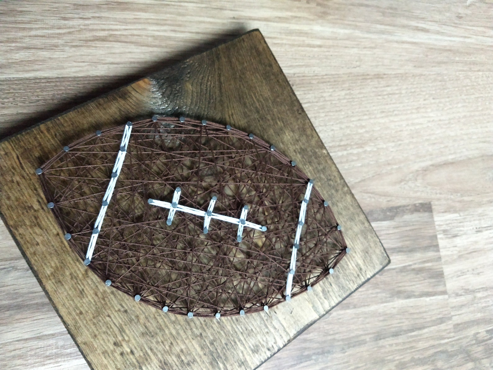 Football String Art Diy Football String Art Kids Diy String - Etsy