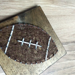 Football String Art, Diy Football String Art, Kids Diy String Art, Kids ...