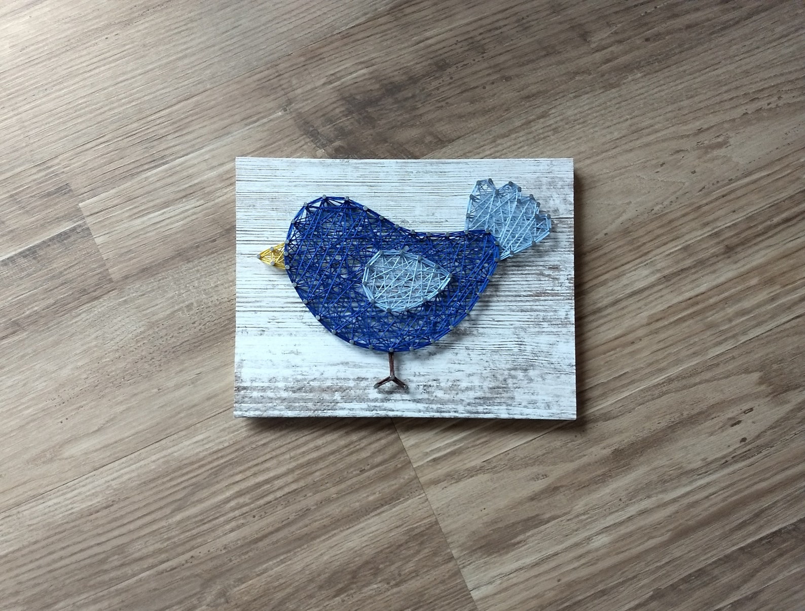 Spring String Art, Blue Bird String Art, Bird Decor, Blue Bird Art ...