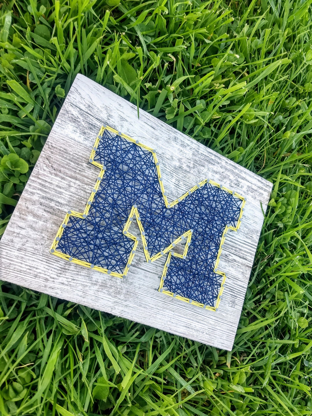 Michigan Wolverines String Art: Go Blue Wall Decor - Etsy