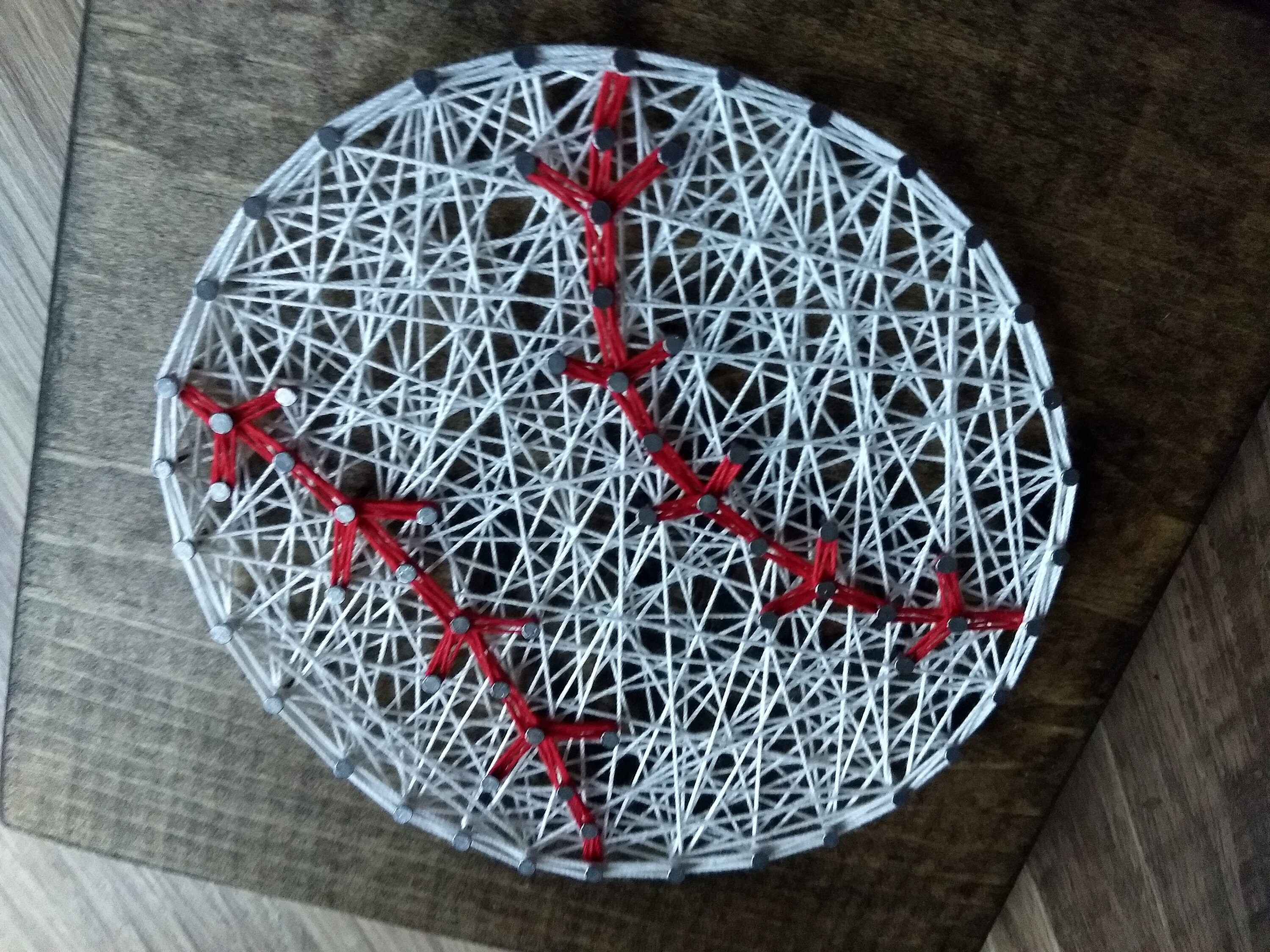 Baseball String Art Diy String Art Kids Diy Craft Baseball - Etsy Australia