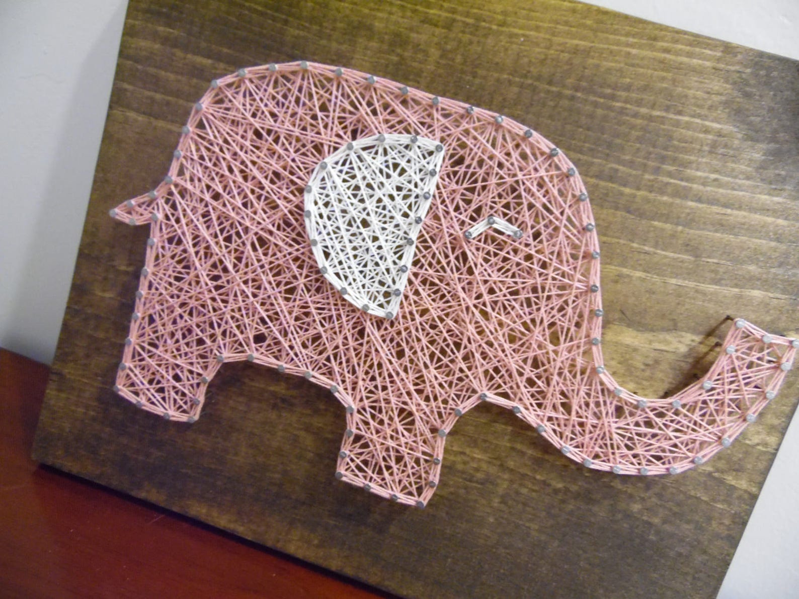 Baby Elephant String Art Elephant String Art Baby Girl - Etsy