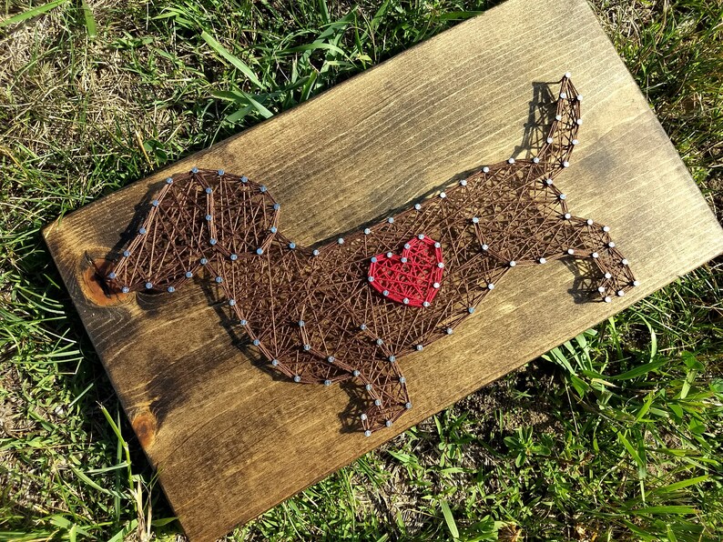 Dachshund String Art Dog String Art Wiener Dog String Art - Etsy