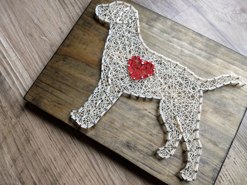 Labrador String And Lab String Art Dog String Art Labrador - Etsy