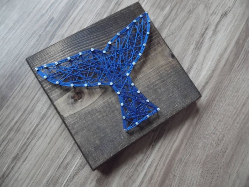 Diy String Art Kit String Art Kit Whale Tail String Art - Etsy