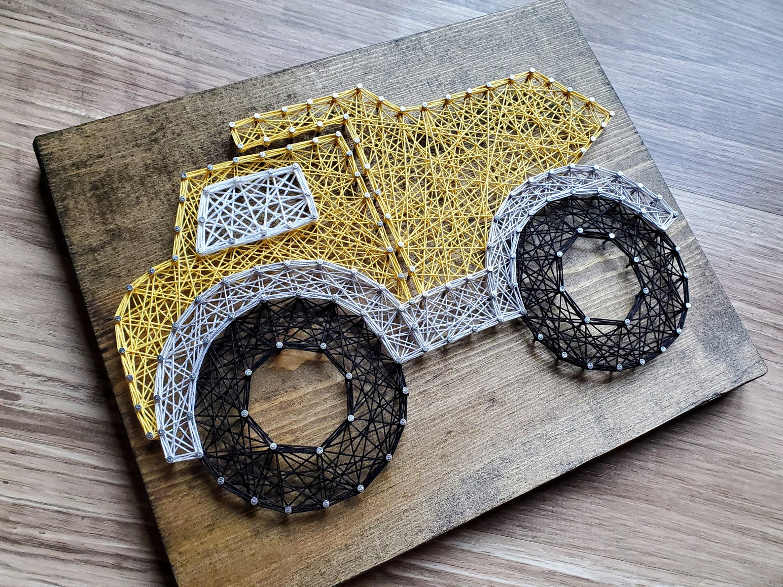 Truck String Art, Dump Truck String Art, Boy String Art, Construction ...