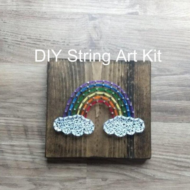 String Art Rainbow - Etsy