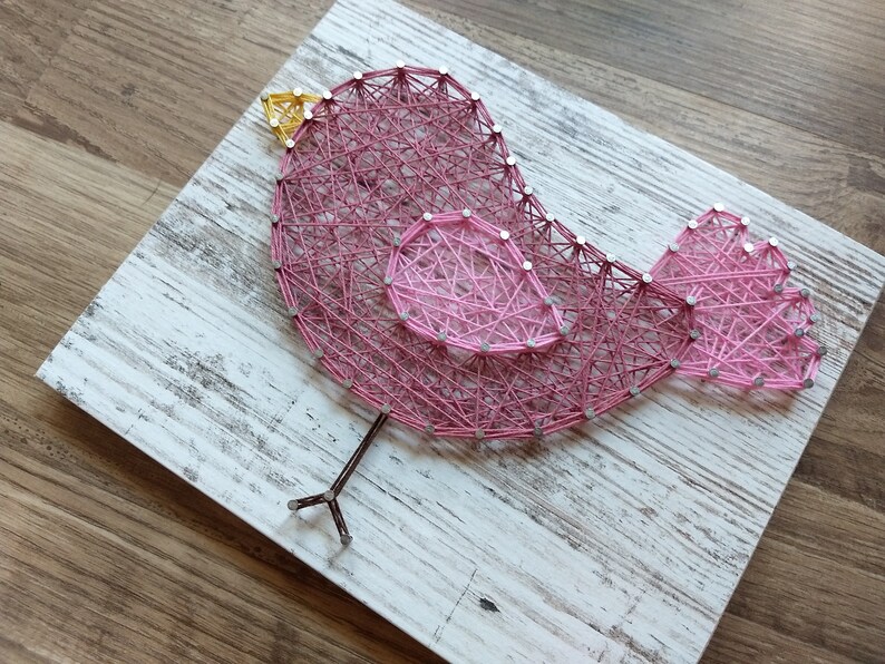 Spring String Art Blue Bird String Art Bird Decor Blue Bird - Etsy ...