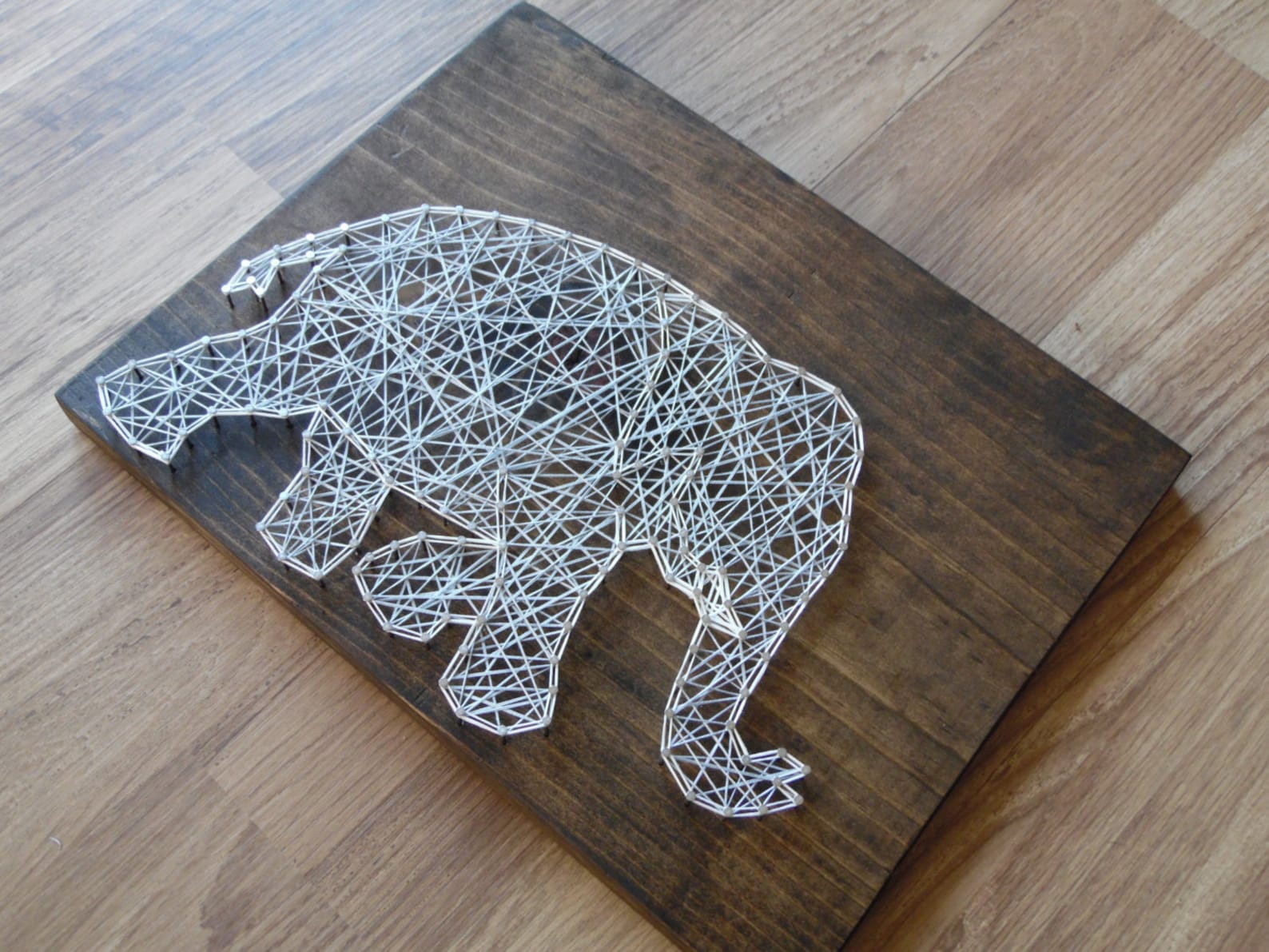 Elephant String Art Elephant Art Elephant Decor Nursery - Etsy