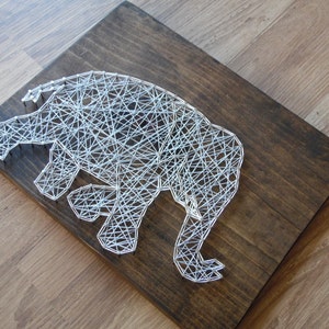 Elephant String Art, Elephant Art, Elephant Decor, Nursery Art, Nursery ...