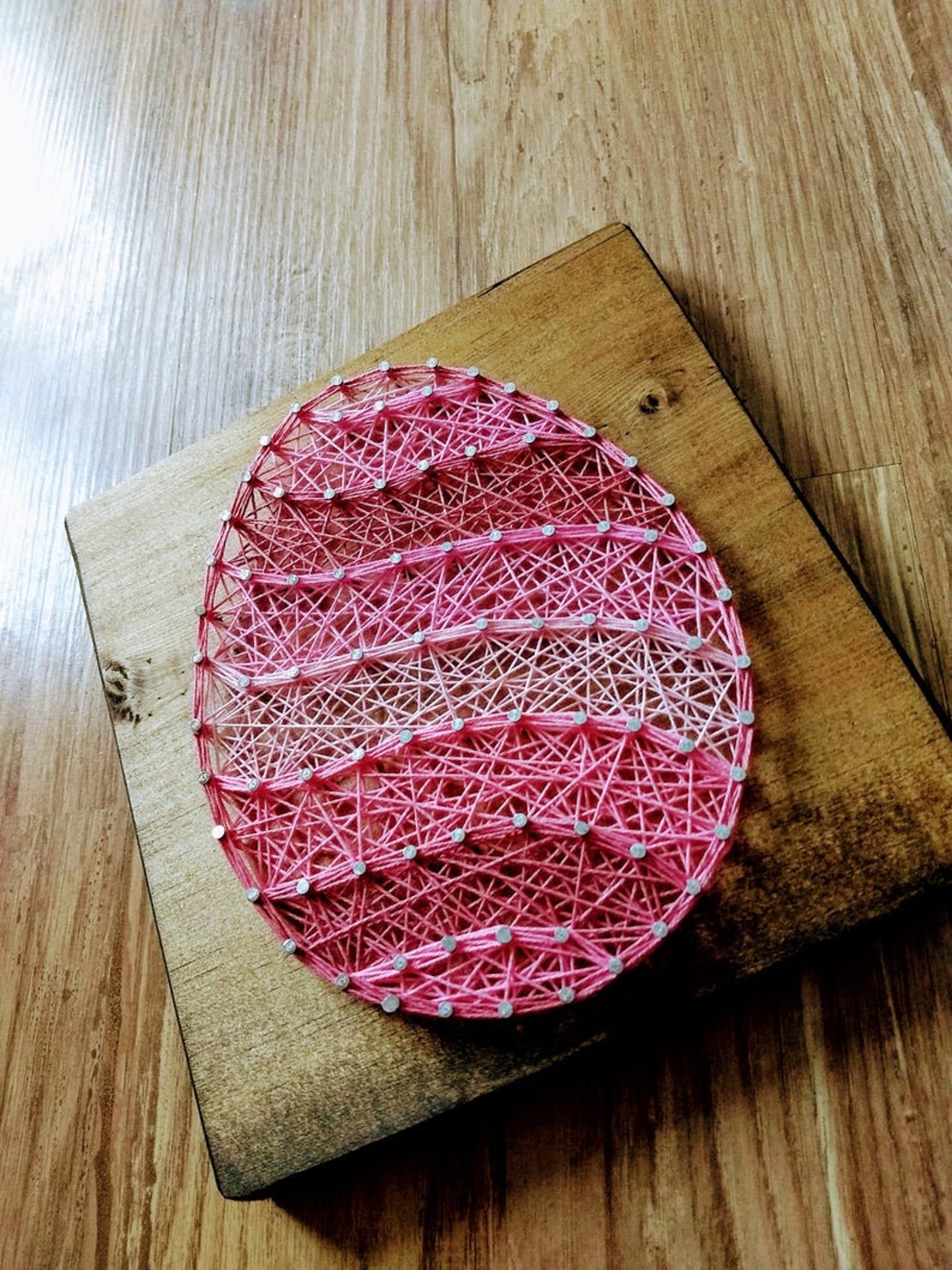 DIY String Art Pattern String Art Easter Egg Pattern Easter | Etsy