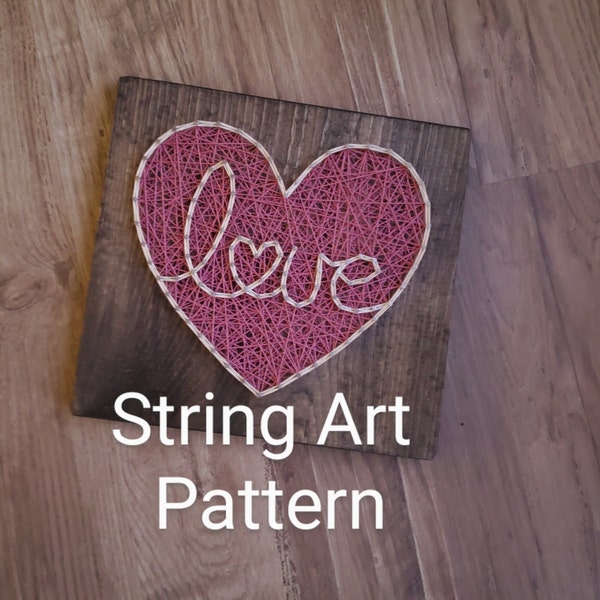 String Art Heart - Etsy