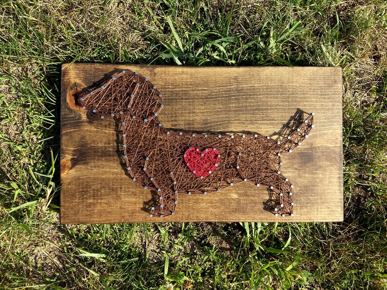 Dachshund String Art Dog String Art Wiener Dog String Art - Etsy