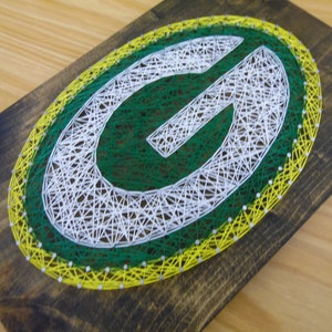 Packer String Art Football String Art Green and Gold String - Etsy