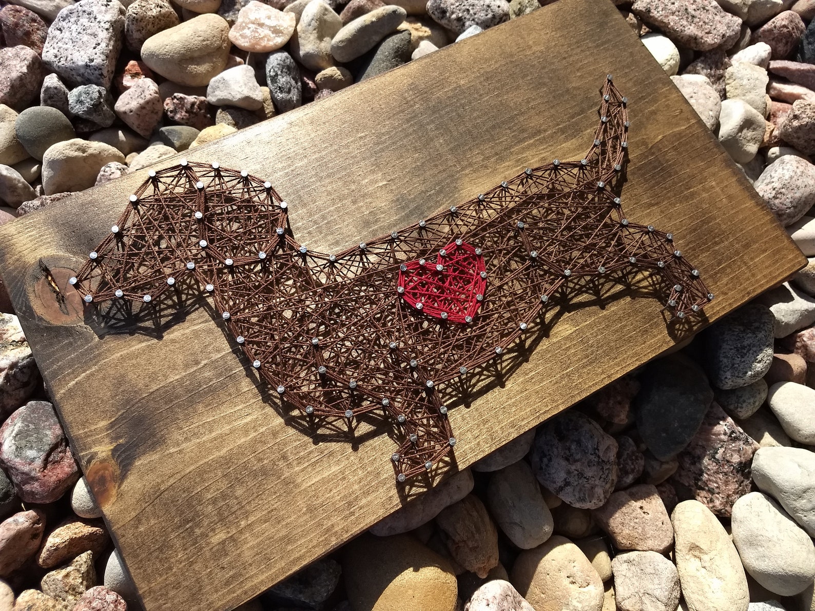 Dachshund String Art Dog String Art Wiener Dog String Art - Etsy