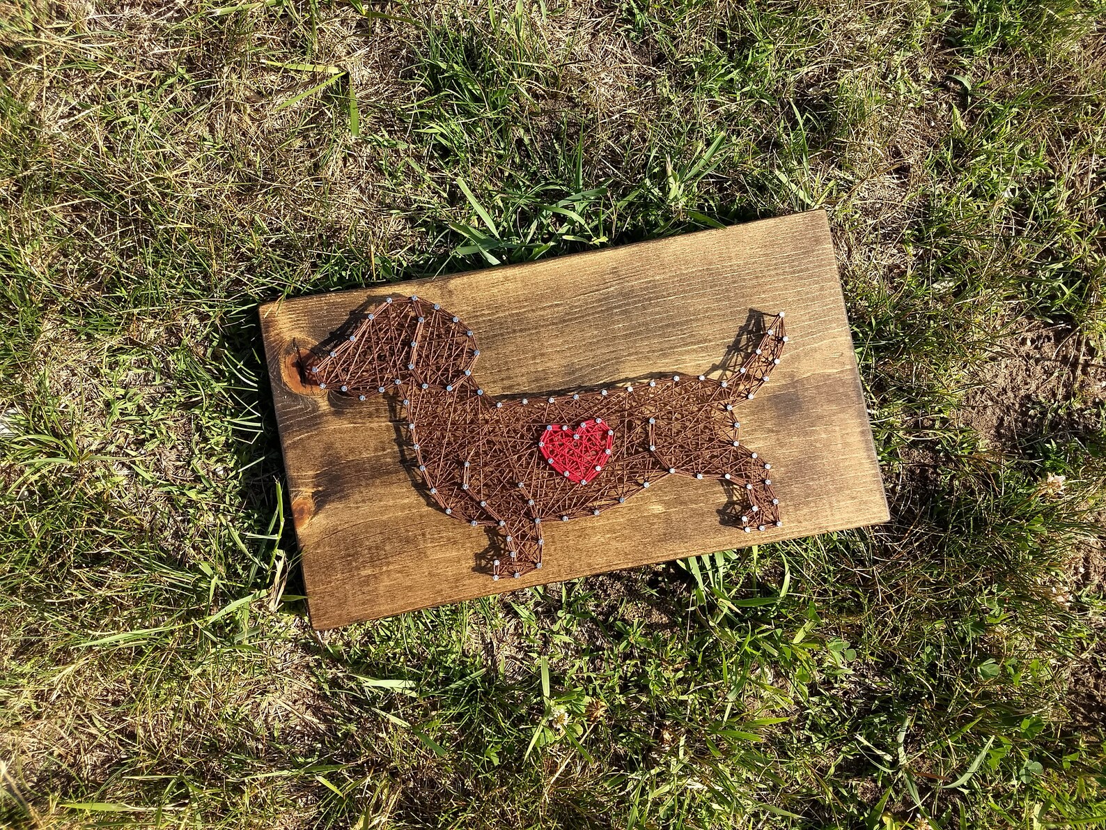 Dachshund String Art Dog String Art Wiener Dog String Art - Etsy