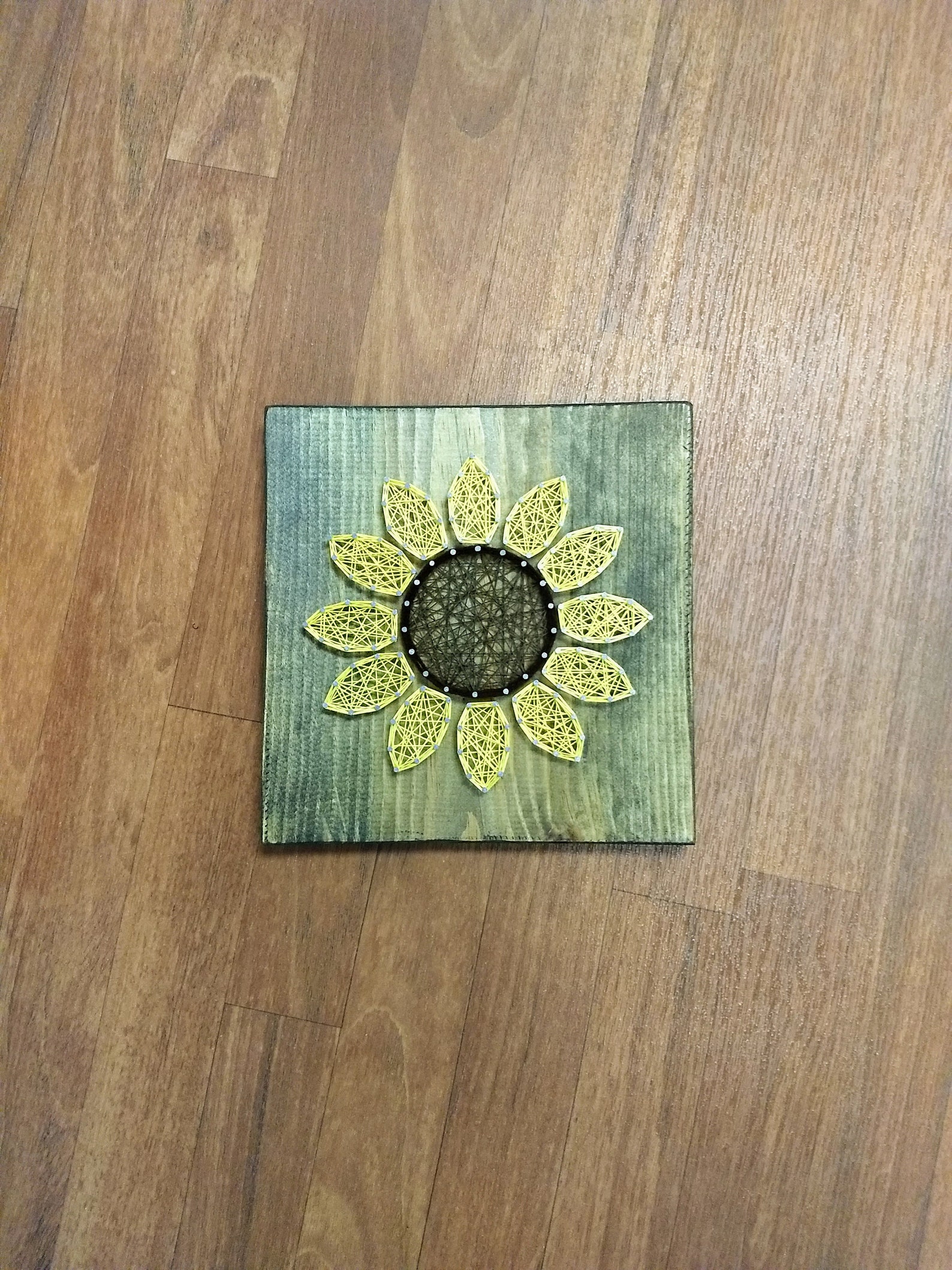 Sunflower String Art Pattern, String Art Pattern, String Art, String ...