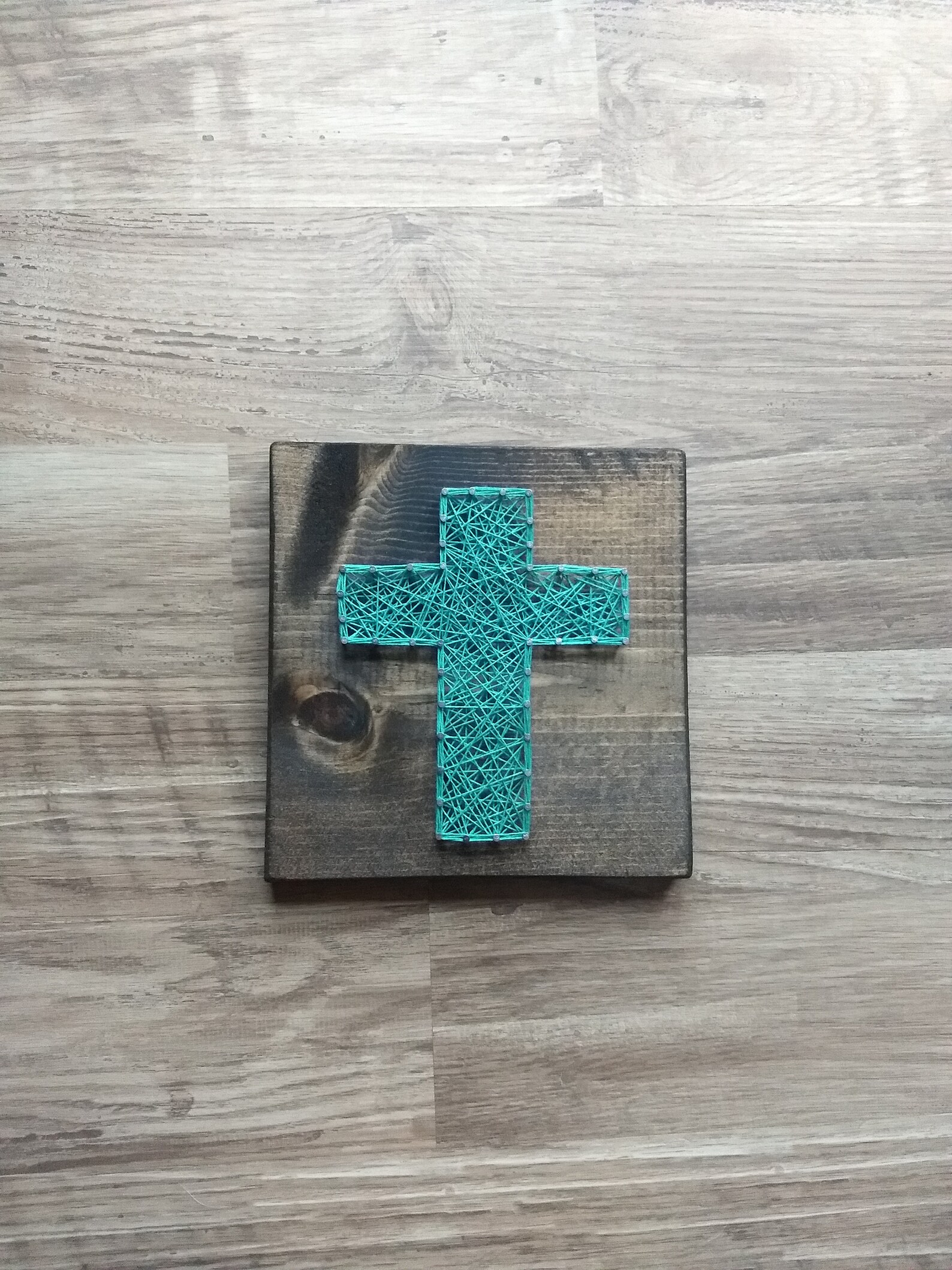 Cross String Art String Art Kit Mini Diy Kit Diy String - Etsy