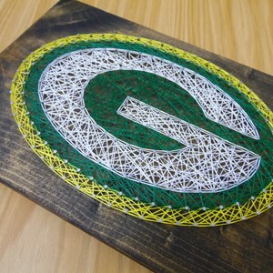 Packer String Art Football String Art Green and Gold String - Etsy